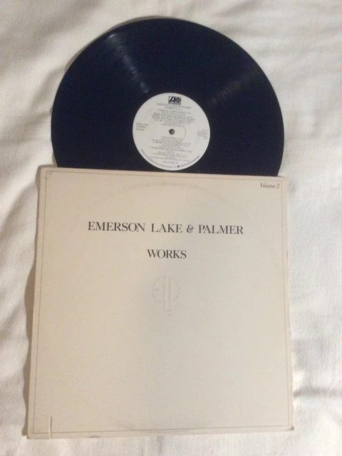 EMERSON, LAKE & Palmer 12” Vinyl LP Works Volume 2 ELP 1977 Atlantic ...
