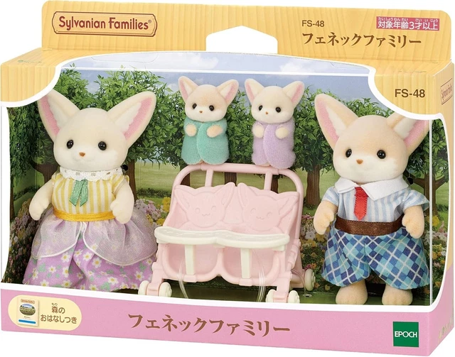 CALICO CRITTERS FENNEC Fox Family Set Sylvanian Families New #4 $29.00 ...