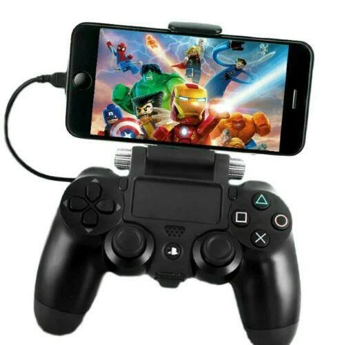 CONTROLLER PS4 SUPPORTO clip smartphone telefono cellulare montaggio pad gioco Android iPhone ...