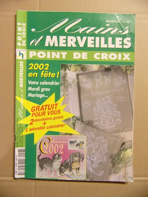 MAGAZINE POINT DE croix "mains et merveilles" n°28 EUR 1,00 - PicClick FR
