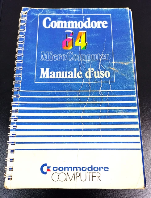 MANUALE D’USO COMMODORE 64 edizione 1982 Italiano completo non segnato EUR 11,99 - PicClick IT
