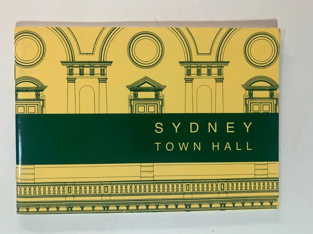 VINTAGE CATALOGUES - Australia Sydney Town Hall $17.50 - PicClick AU