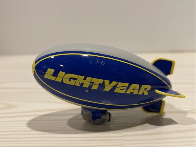 DISNEY PIXAR CARS Lightyear Logo Blimp AL Oft Figure Piston Cup Toy ...