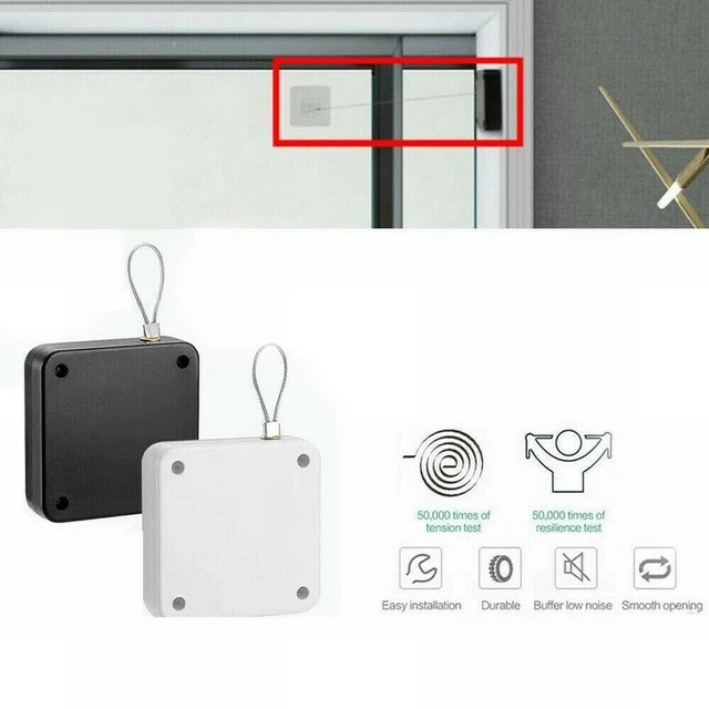 AUTOMATIC SENSOR DOOR Closer Without Punching Automatic Telescopic ...