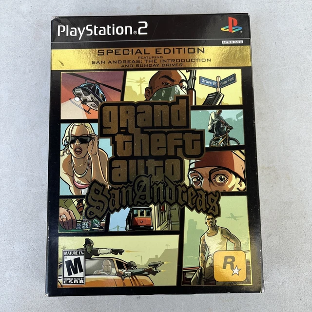 GRAND THEFT AUTO: San Andreas Special Edition (PS2, 2005) Complete W ...