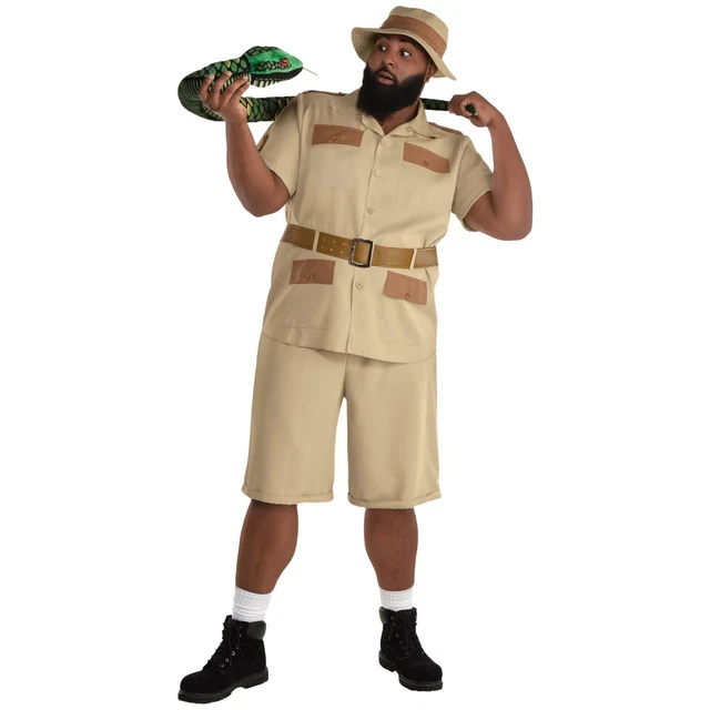 AMSCAN SAFARI GUIDE Steve Irwin Crocodile Hunter Uniforme Mens ...