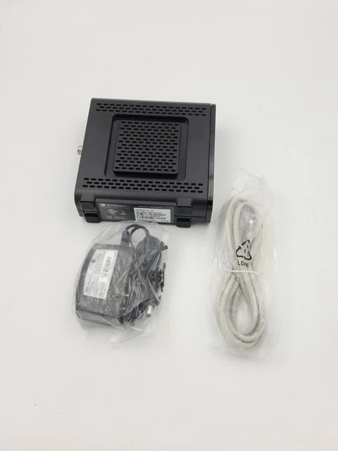 MOTOROLA SB6121 SURFBOARD Black 12V Gigabit Ethernet Port Cable Modem ...