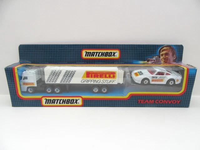 MATCHBOX TEAM CONVOY TC-15 Pirelli Porsche Team - Mint/Boxed £29.75 ...