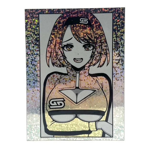 GAMERSUPPS GG WAIFU Cup S3.11 Heart Racer Glitter LE Vinyl Sticker RARE ...