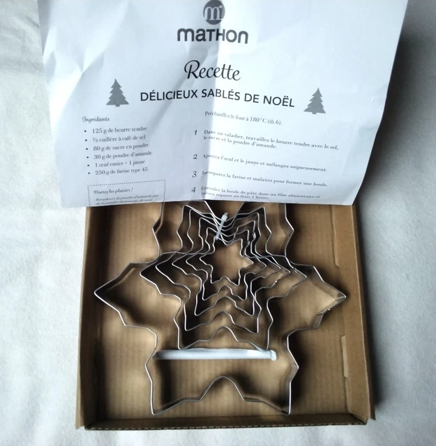 EMPORTE PIÈCE/ 6 découpoirs en inox Neufs marque Mathon EUR 2,75 ...