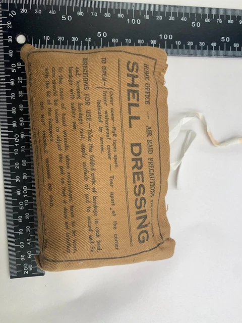 ORIGINAL WW2 BRITISH Army Shell Dressing - Fantastic Condition £16.00 ...