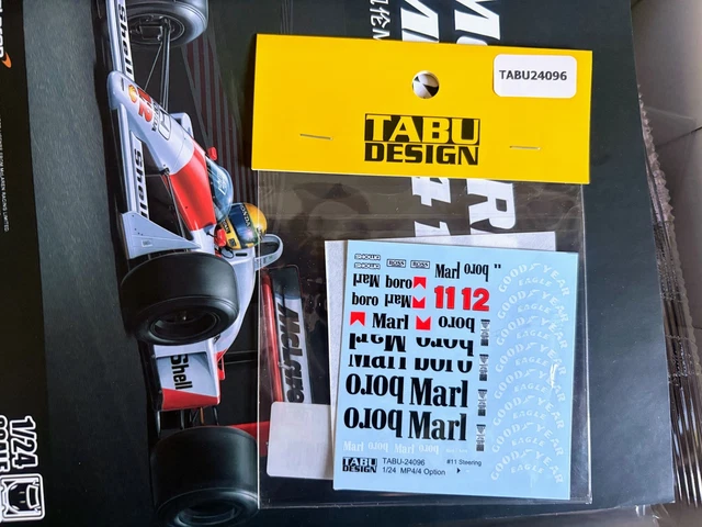 MENG CS-007 MCLAREN MP4/4 1988 plus Tabu Design 24096 1/24 EUR 55,00 - PicClick DE