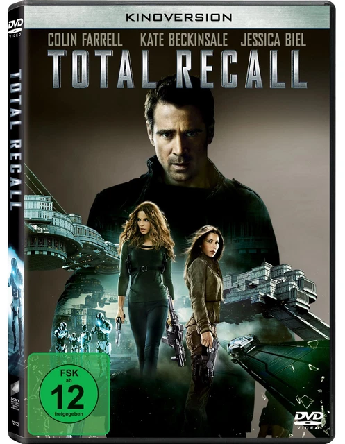 TOTAL RECALL DVD Colin Farrell Kate Beckinsale Sci-Fi Action FSK 12 EUR ...