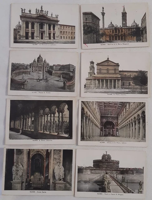 CARTOLINE ANTICHE ROMA Primi Novecento - Lotto Di 15 Bianco E Nero ...