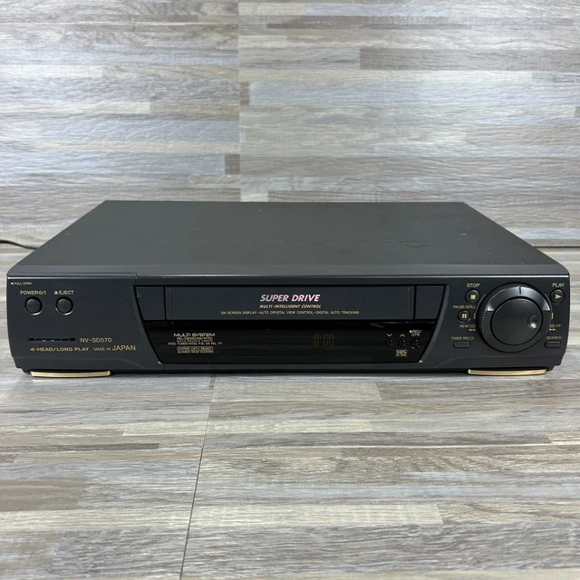 PANASONIC NV-SD570 SUPER Drive VCR VHS Multi-System - PAL MESECAM ...