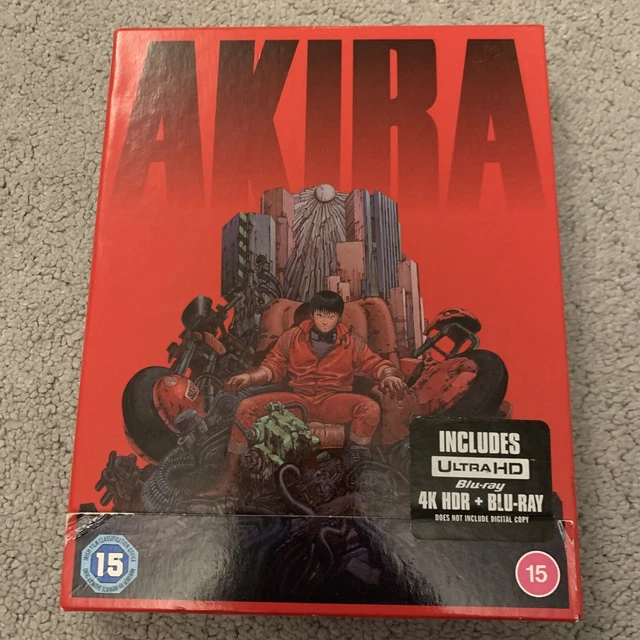AKIRA LIMITED EDITION 4K Ultra-HD + Blu-ray Case Damage Discs Perfect ...