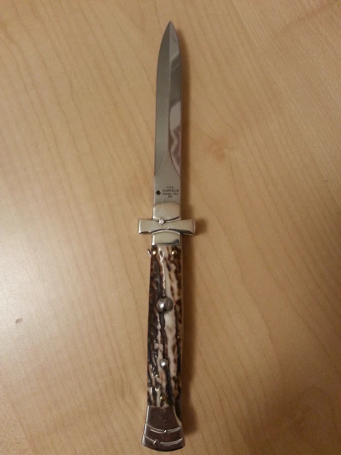 COLTELLO-STILETTO, MODELLO MALTESE A.G.A. Campolin EUR 97,00 - PicClick IT