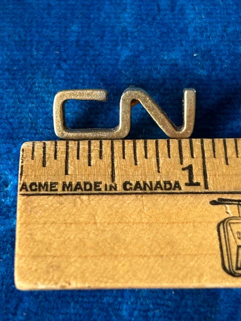 CN RAIL CANADIAN National Train Railroad Railway Logo 0.75 inch Lapel ... CN RAIL CANADIAN National Train Railroad Railway Logo 0.75 inch Lapel ...