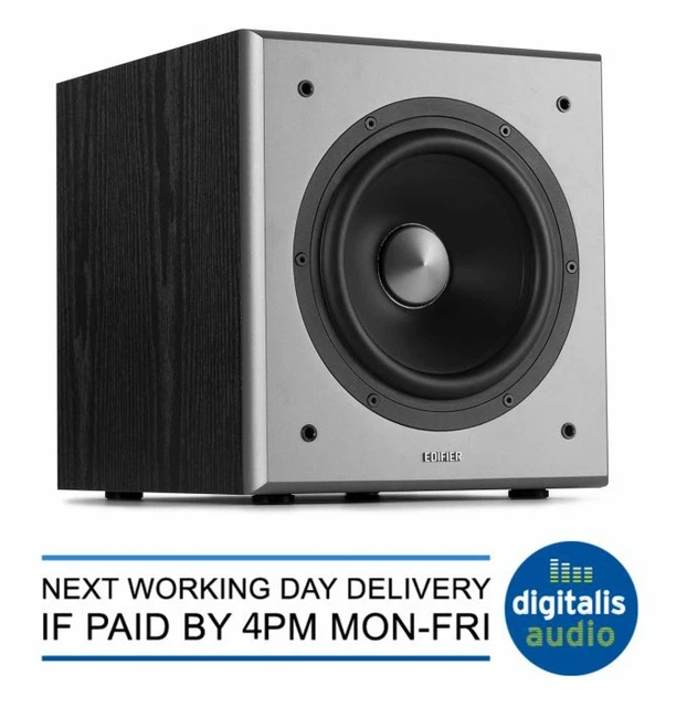 EDIFIER T5 ACTIVE Powered Subwoofer 8 Inch Driver & Filter 70W - Black ...