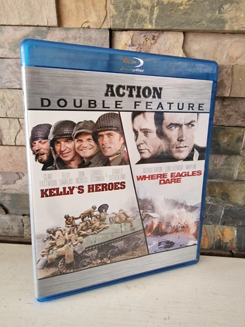 KELLY'S HEROES & Where Eagles Dare Blu Ray - USA IMPORT - REGION A. EUR ...
