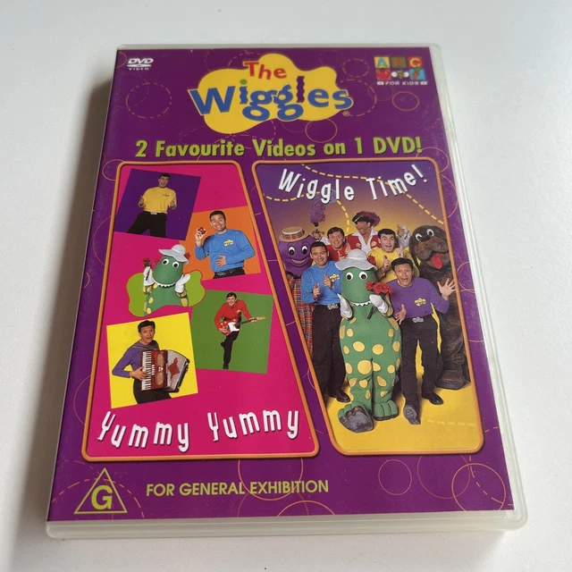 THE WIGGLES WIGGLE Time! / Yummy Yummy DVD 1998 Original Cast ABC Kids ...