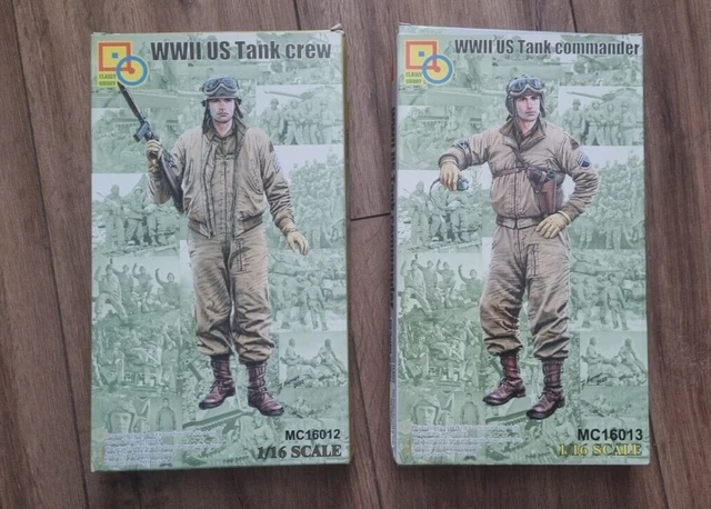 TWO CLASSY HOBBY 1/16 WW2 US Tank Crew Figures £35.00 - PicClick UK