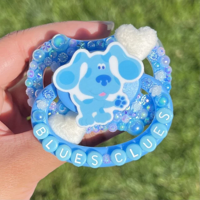 BLUES CLUES CUSTOM Adult Size Pacifier LITTLE SPACE Deco Paci $52.00 ...