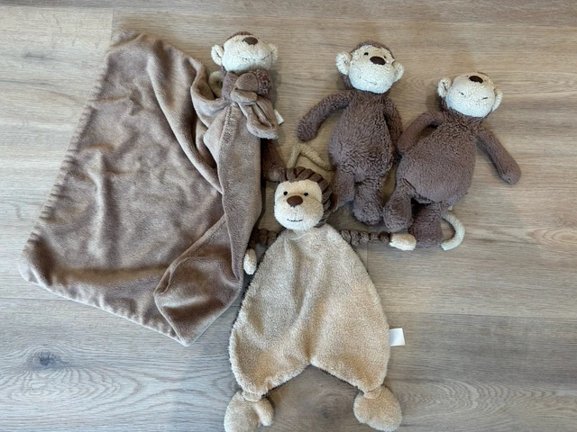 JELLYCAT MONKEY COMFORTERS - Pre-loved £12.50 - PicClick UK