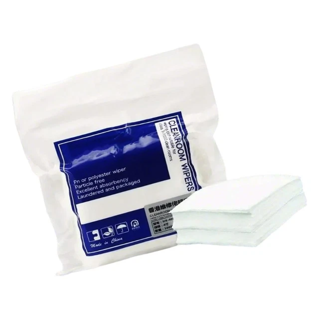 ANTISTATIC MICROFIBER WIPES For Industrial Use Equipment Care Optical ...