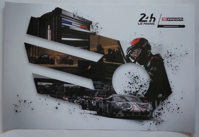 Affiche Poster Facom Centenaire 24 Heures Du Mans 2023 Eur 21 50