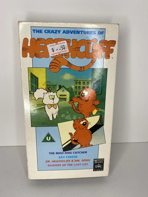 THE CRAZY ADVENTURES Of Heathcliff VHS Video 1984 DIC Animation City £ ...