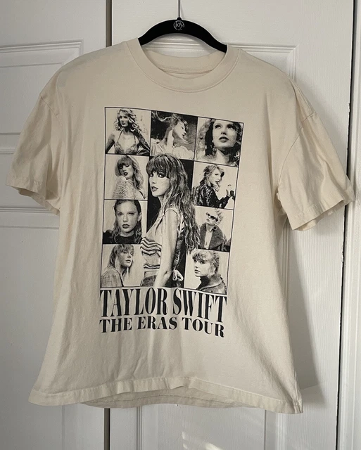 Taylor Swift The Eras Tour Official Merch Beige T Shirt Tour Exclusive