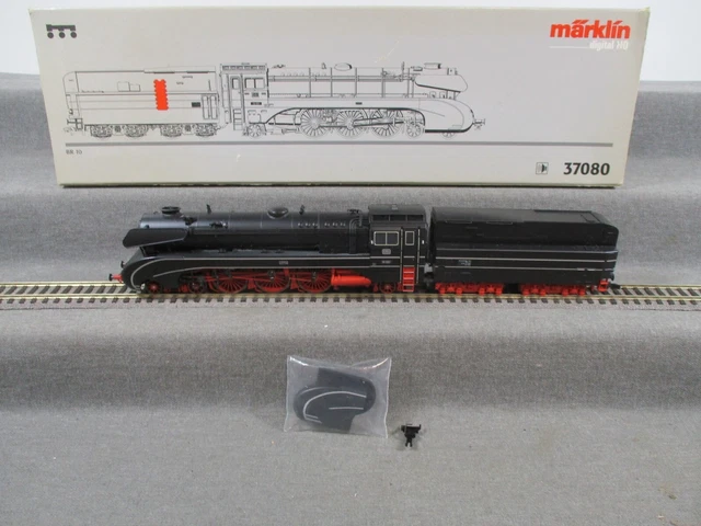 MÄRKLIN H0 37080 Dampflok Schlepptenderlok der DB BR 10 001 Digital Sound in OVP EUR 143,00 ...