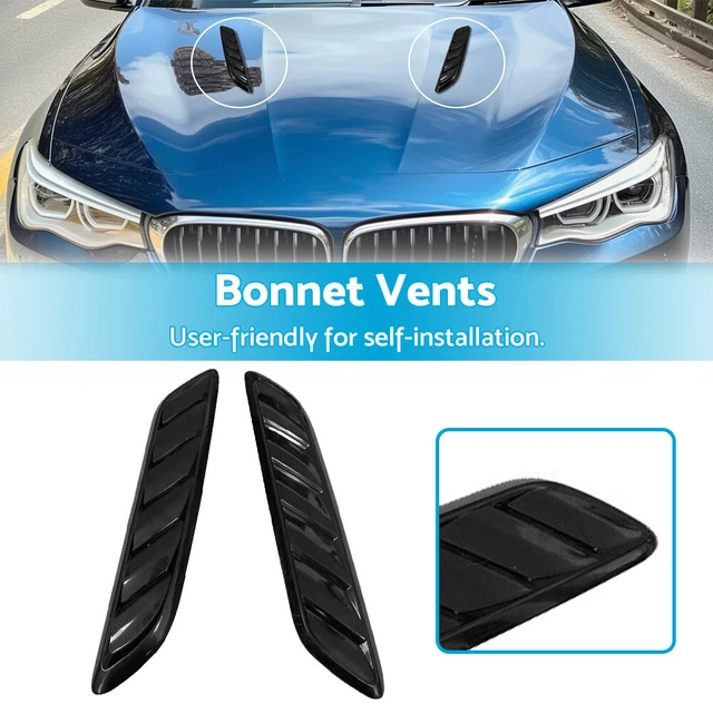 GLOSS BLACK BONNET Vents Suitable For Holden Commodore VF S/SS /SSV ...