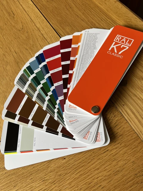 RAL K7 CLASSIC Colour Chart - Fan style guide - Never Used £16.50 ...