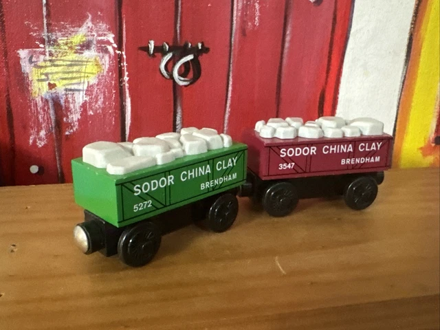 SODOR CHINA CLAY Cars 2000 Thomas The Tank Engine & Friends Wooden ...