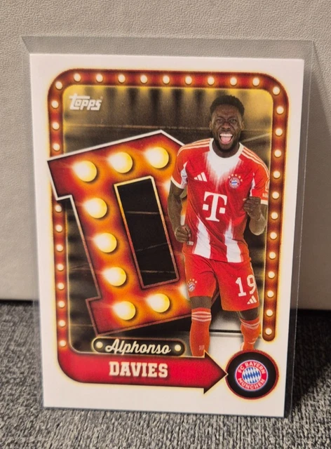 TOPPS FC BAYERN München Collector Tin 2025/26 Name in Lights Alphonso ...