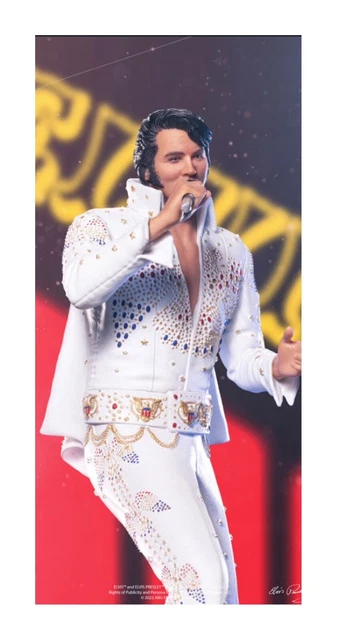ELVIS PRESLEY 1973 Aloha from Hawaii 1:10 Scale Statue Iron Studios ...