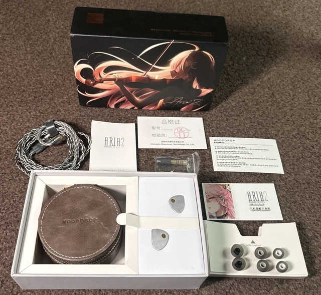 MOONDROP ARIA 2 In-Ear Earphones IEMs – HiFi Wired, Boxed £67.98 ...