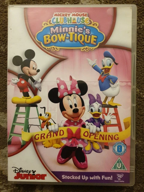 DISNEYS MICKEY MOUSE Clubhouse Minnies Bowtique Dvd Kids Disney Bow ...