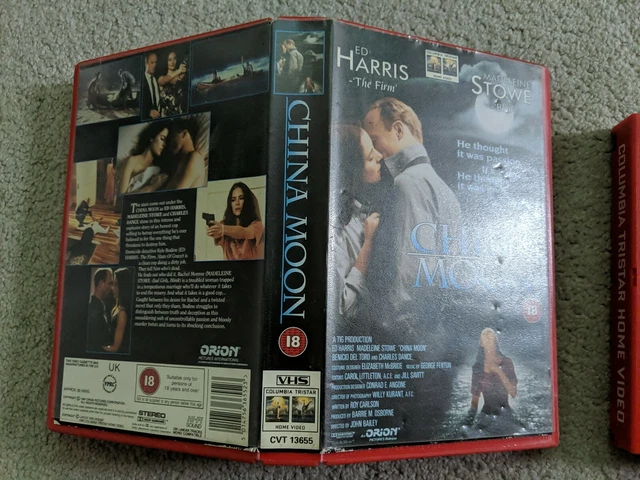 CHINA MOON VHS Video Big Box Ex Rental Ed Harris Madeleine Stowe 90s ...