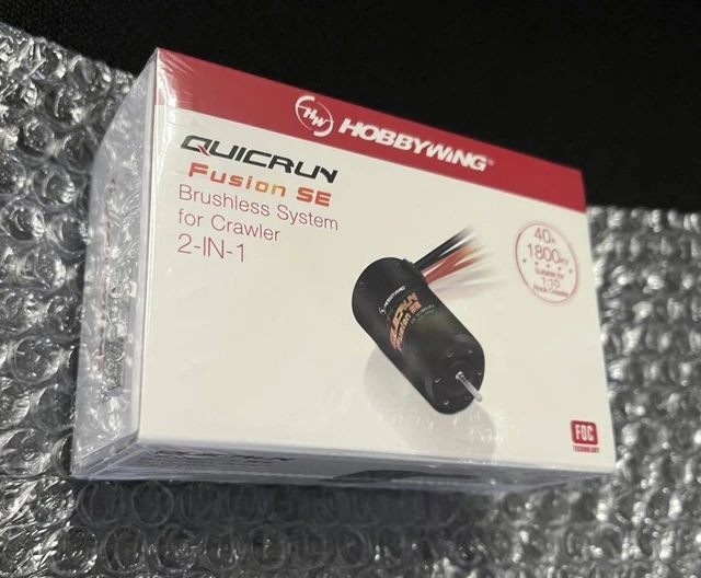 HOBBYWING QUICKRUN FUSION Se 40A 1800Kv Brushless Motor With Built-In ...