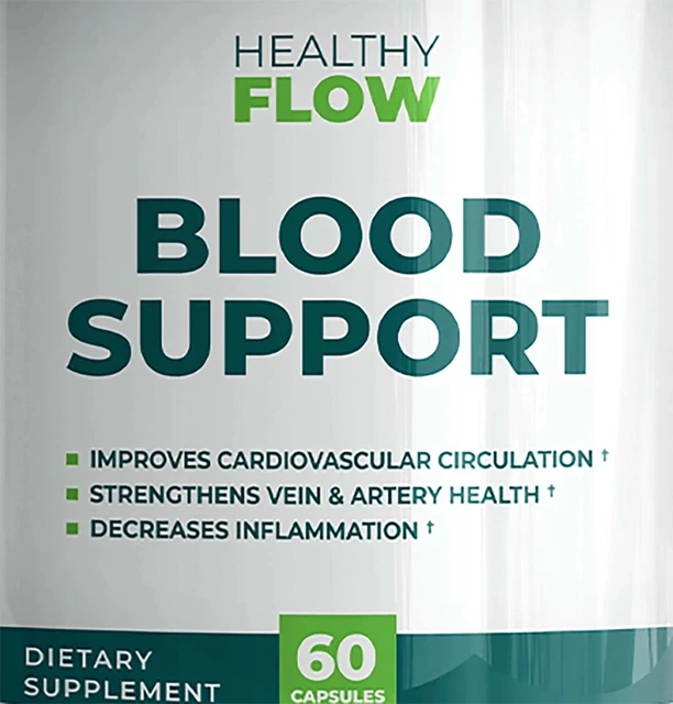 HEALTHY FLOW BLOOD Support, Cardiovascular Circulation - 60 Capsules Genuine £6.86 - PicClick UK