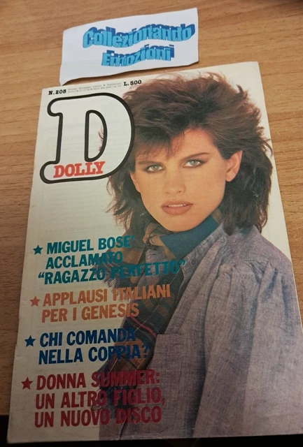 DOLLY 208 1982-M.BOSÈ-F.SIMONE-B.SHIELDS-POSTER Donna Summer-Rancati ...