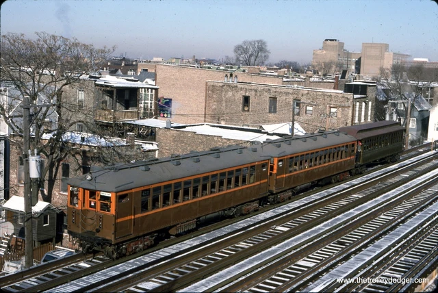 CTA CHICAGO &L& #4271-4272-1 1994 35mm Original Kodachrome Slide $7.19 ...