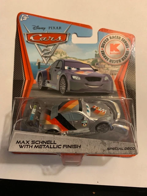 DISNEY PIXAR CARS 2 - Max Schnell Metallic Finish £6.22 - PicClick UK