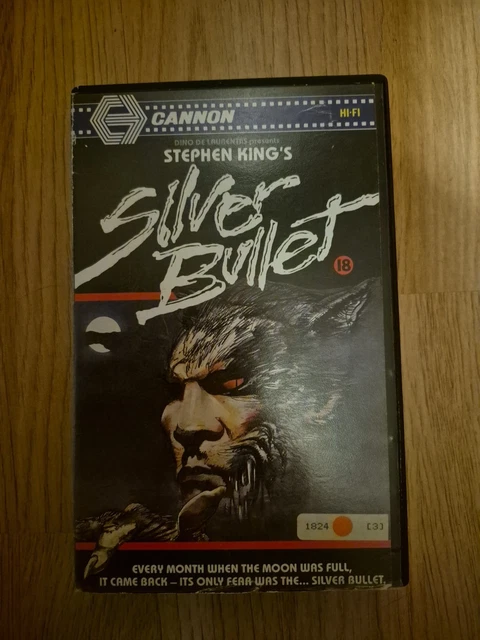 SILVER BULLET VHS - Stephen King Original Ex Rental In Working ...