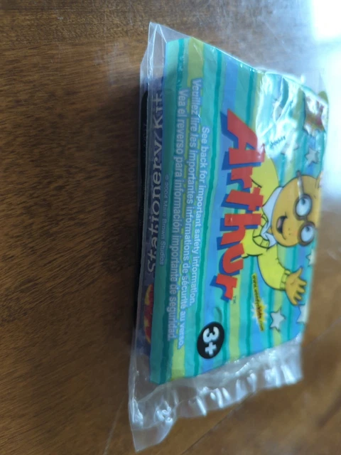 NEW 2004 WENDY’S PBS Kids Arthur STATIONERY KIT Kids Meal Toy Nip $10. ...