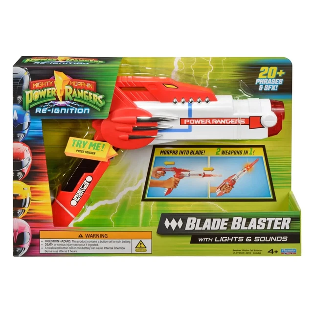 MIGHTY MORPHIN POWER RANGERS Wyrzutnia Blade Blaster, pistolety i ...