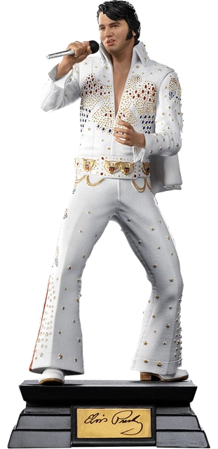 ELVIS PRESLEY 1973 Aloha from Hawaii 1:10 Scale Statue Iron Studios ...